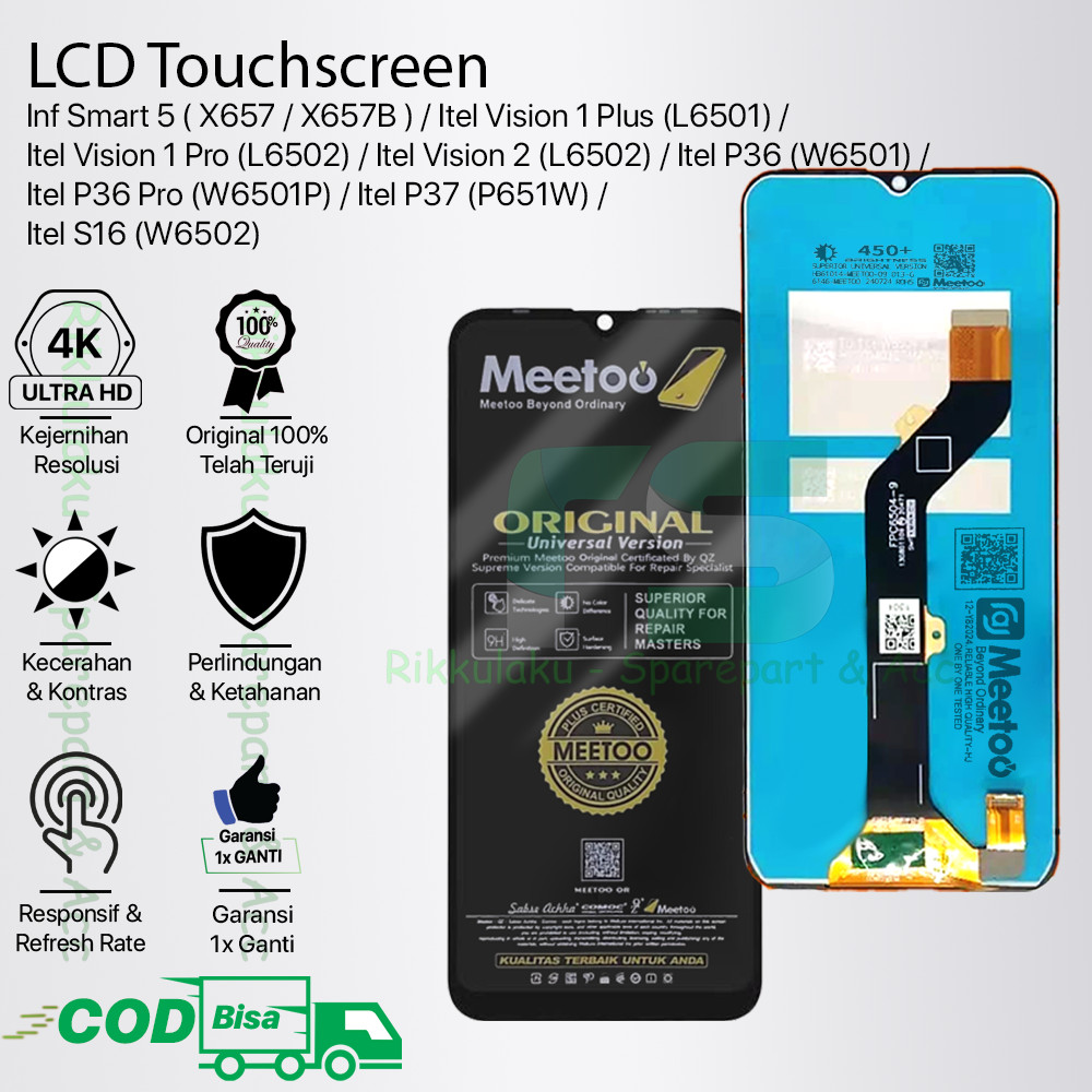 Jual LCD Touchscreen Infinix Smart 5 (X657) / Hot 11 Lite (X657B ...