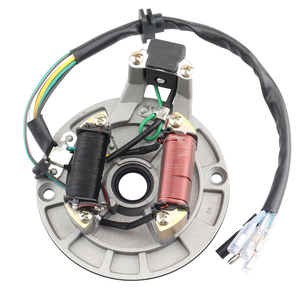 Jual Motorcycle Ignition Stator JH70 Stator Plate Pickup Magneto Ignition Coil Rotor For 70cc ...