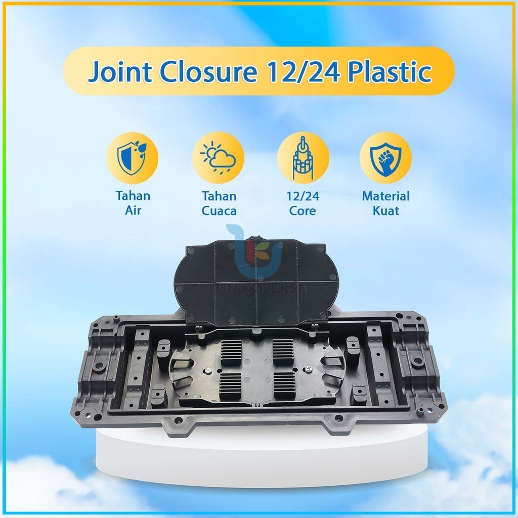 Jual Joint Closure 12-24 Core Clousure Inline Fiber Optik Box Joint ...
