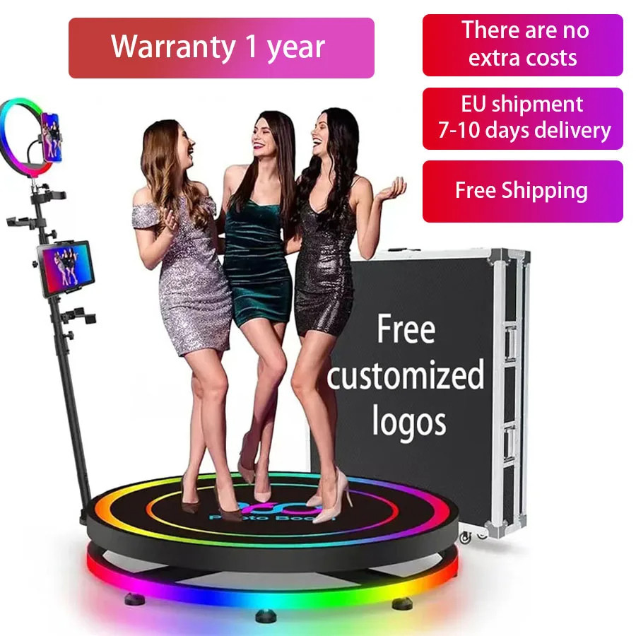 Jual 360 Photo Booth Machine for Parties with Extra Battery,Logo ...