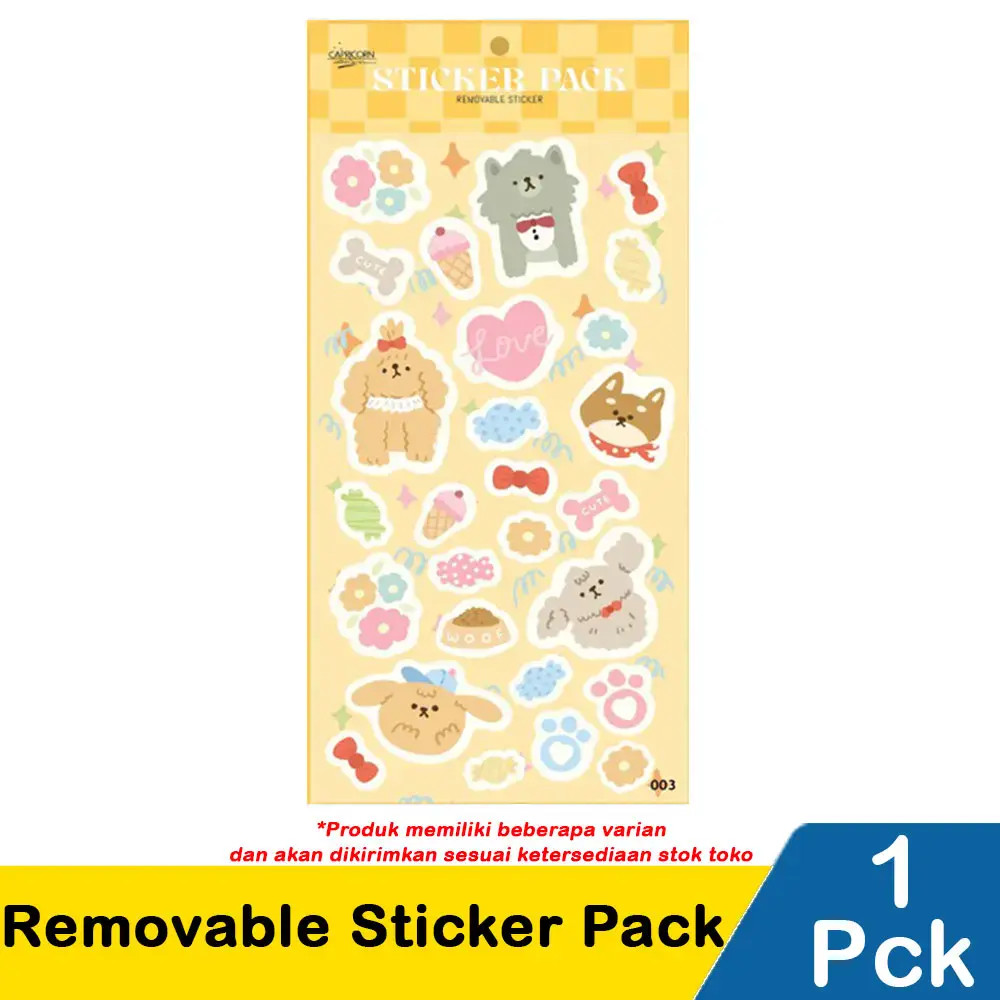 Jual CAPRICORN REMOVEABLE STICKER PACK ASSORTED | Shopee Indonesia