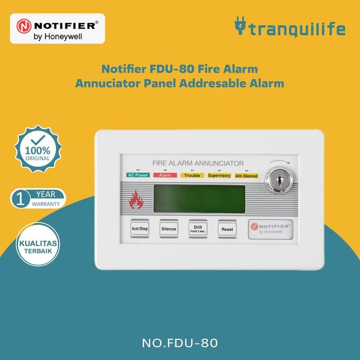 Jual Notifier FDU-80 Fire Alarm Annunciator Panel Addresable Alarm | Shopee Indonesia