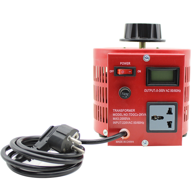 Jual APS-500W 0.5 KW 220V Variac Variable Transformer Voltage Regulator ...