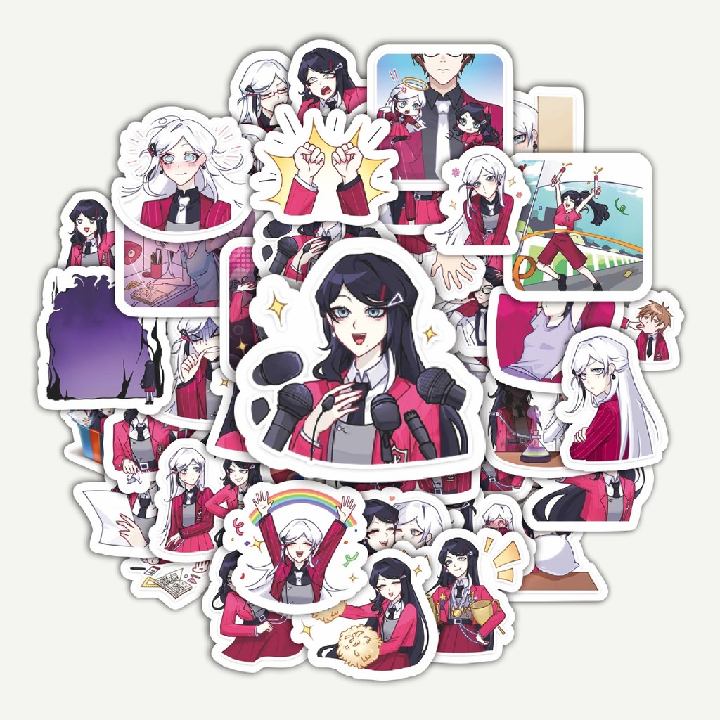 Jual Sticker Pack Stiker Kartun Twins Vee & Kate | Sticker TUMBLR ...