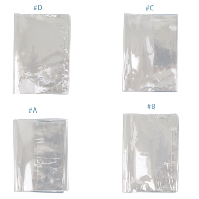 Jual Transparent PVC Book Sleeve A6/A5 BooK Cover Binder Notebook Cover ...