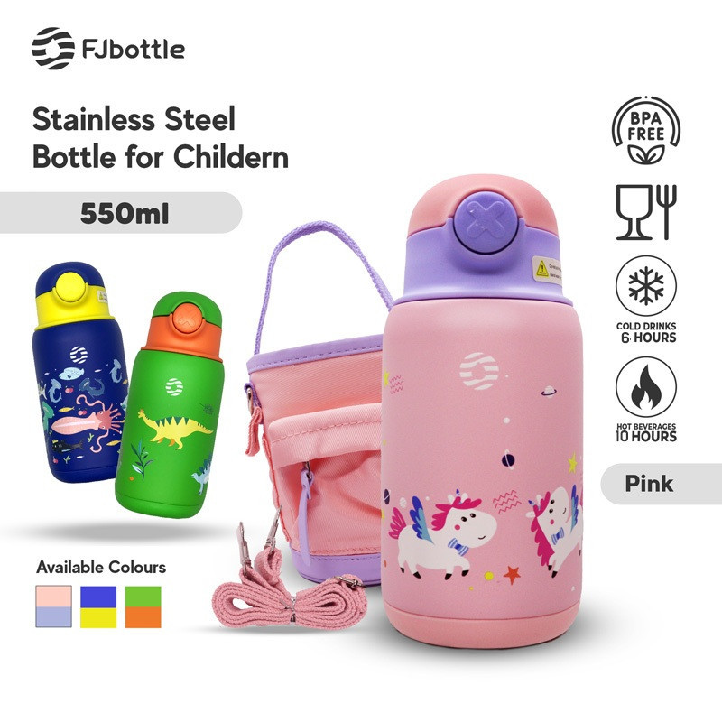 Jual FJbottle - SR2114 Botol Termos Anak Stainless Steel SUS 316 BPA ...