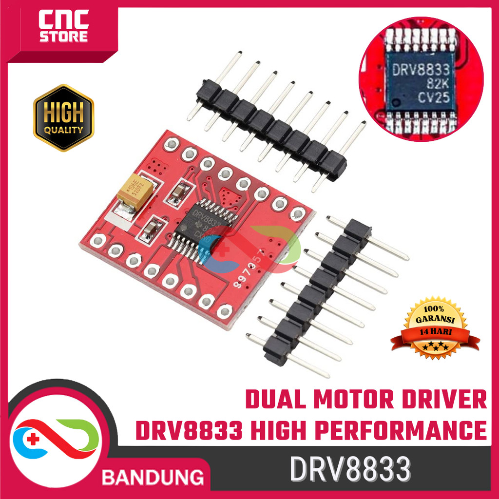 Jual DRV8833 Motor Driver Board | Modul Driver Motor Kecil Performa ...