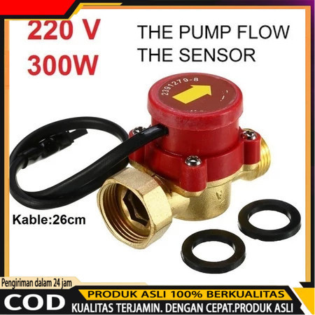 Jual Saklar Otomatis Pompa Booster Flow Switch 3/4 ke 1/2 Inch Saklar ...