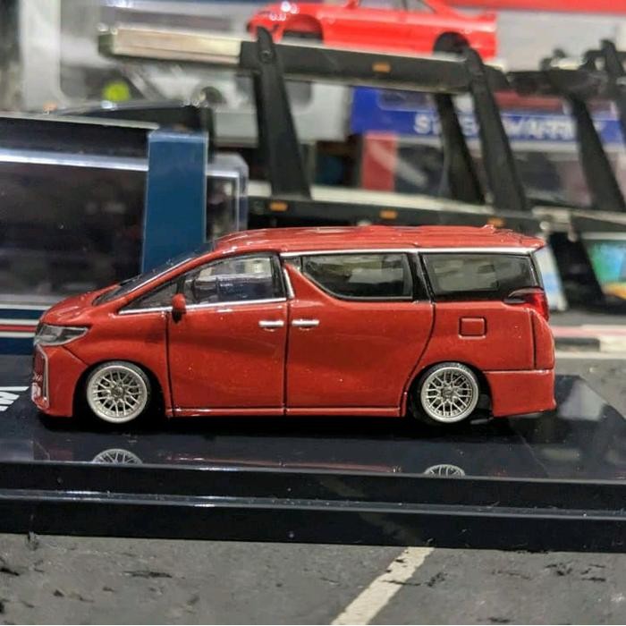 Jual ME99 Diecast Hobby Japan Toyota Alphard H30w Aero Dark Red Mica ...