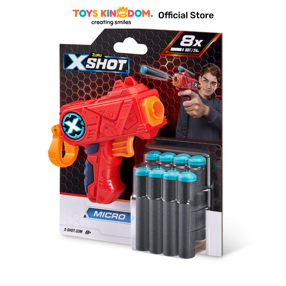 Jual Toys Kingdom Xshot Set Blaster Dengan Excel Micro 3613N - Merah ...