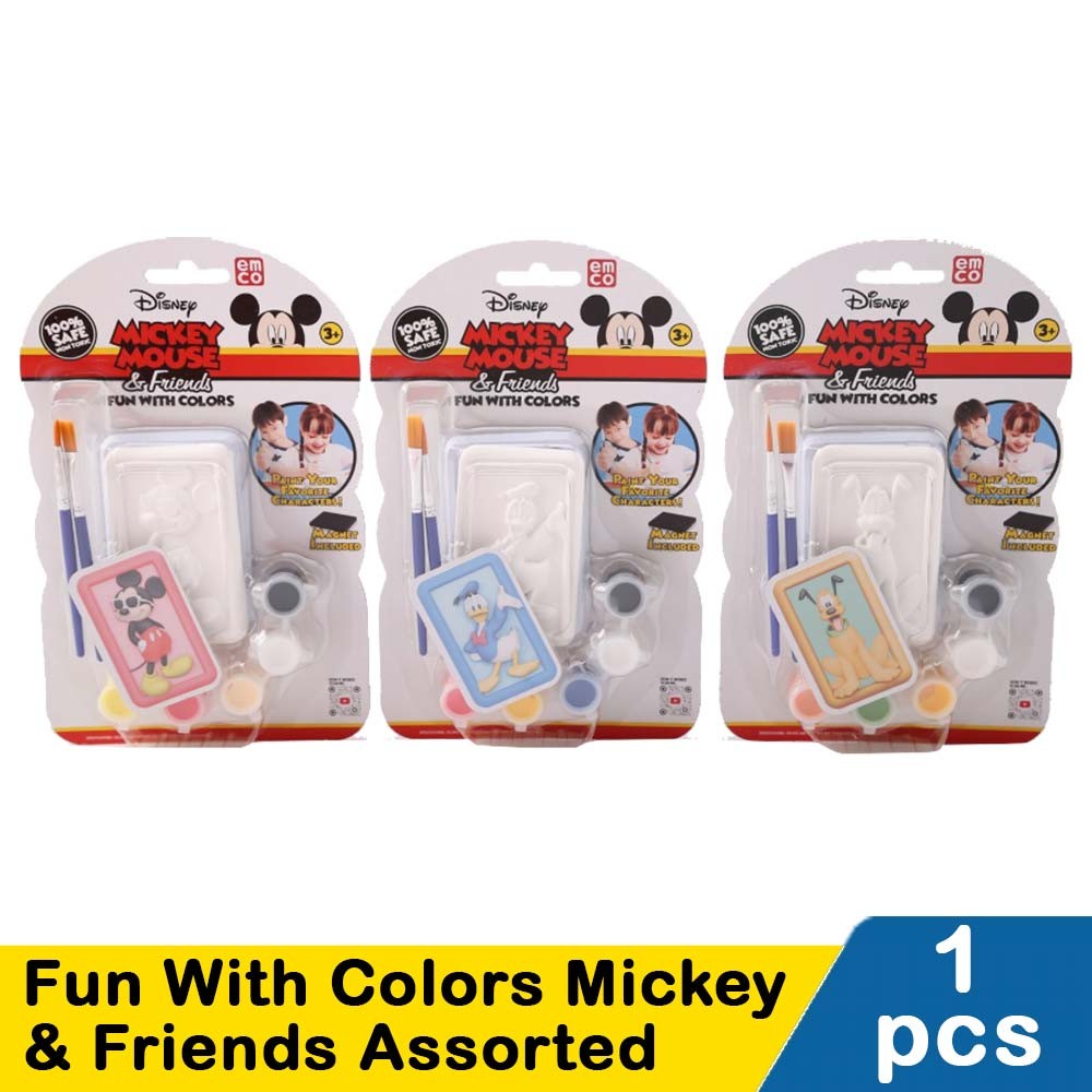 Jual EMCO FUN WITH COLORS MICKEY&FRIENDS ASSORTED | Shopee Indonesia