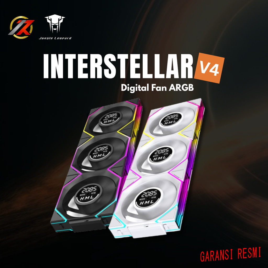 Jual JUNGLE LEOPARD INTERSTELLAR V4 DIGITAL ARGB 120mm PWM BLOCK Fan ...