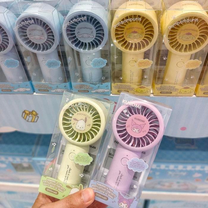 Jual Miniso Mini Handheld Fan / Kipas Portable 1200mAh SANRIO ...