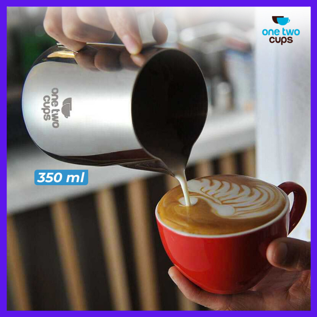 Jual Gelas Milk Jug Kopi Espresso Latte Art 350 ml Milk Gelas Kopi Art ...