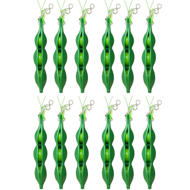Jual 12PCS Pea Poppers Fidget Toy Stress Relief Squeeze Sensory Autism ...