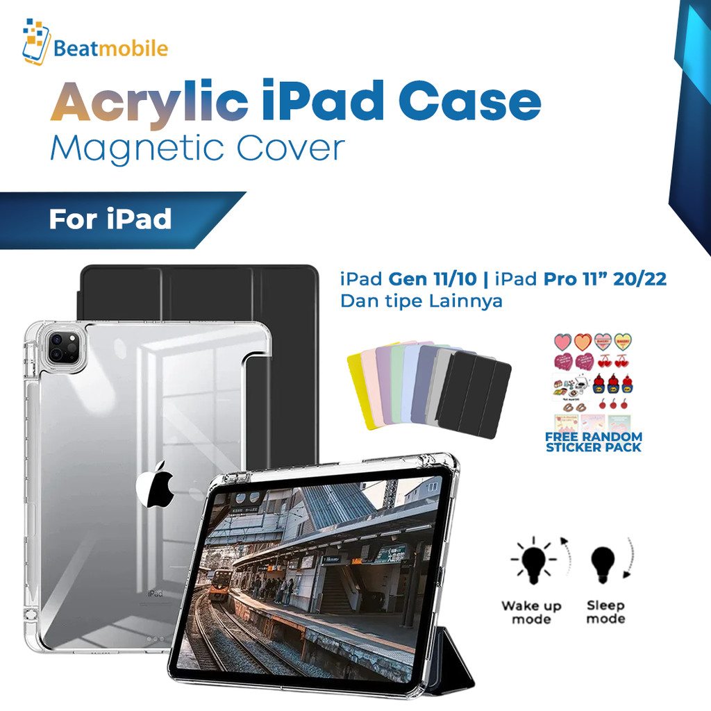 Jual Acrylic Casing iPad Pro 11" Pro M1 M2 M4 Gen 10th/11th A16 10.9 ...