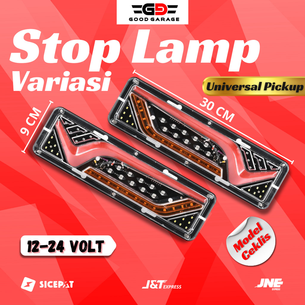 Jual Stoplamp Mobil Pickup Universal Waterfroop 12-24 Volt Variasi ...