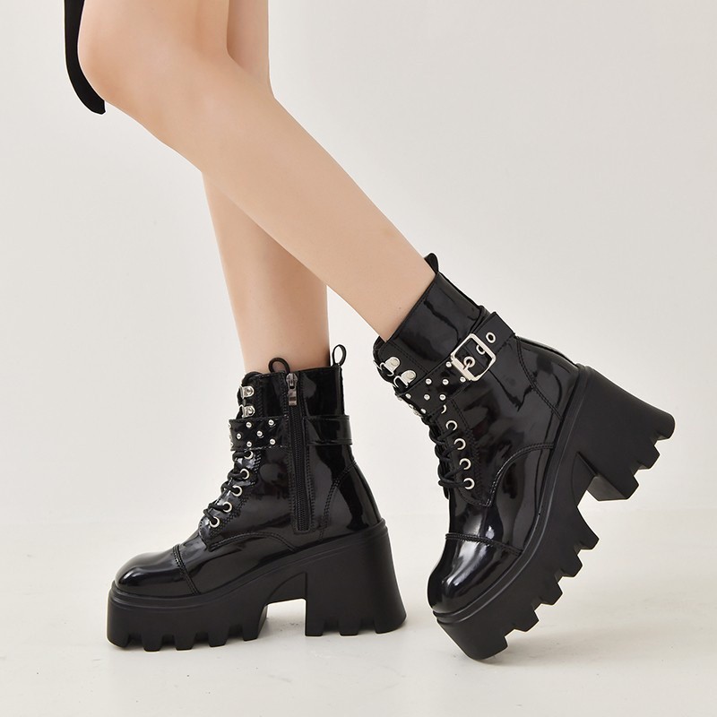 Jual [LC] KUALITAS PREMIUM 1525 Sepatu wanita Boot 1525 Heel 9cm Keren ...