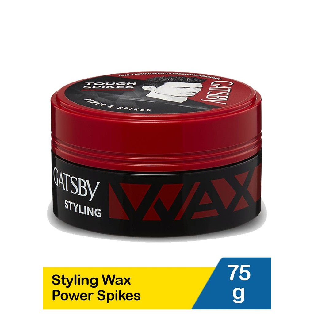 Jual GATSBY STYLING WAX (NEW) POWER & SPIKES 75g | Shopee Indonesia