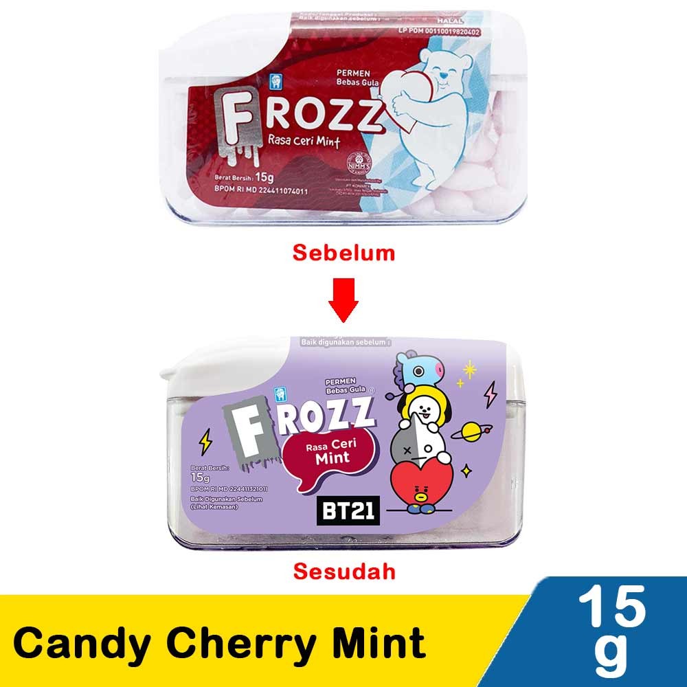 Jual FROZZ CANDY CHERRY MINT 15g | Shopee Indonesia