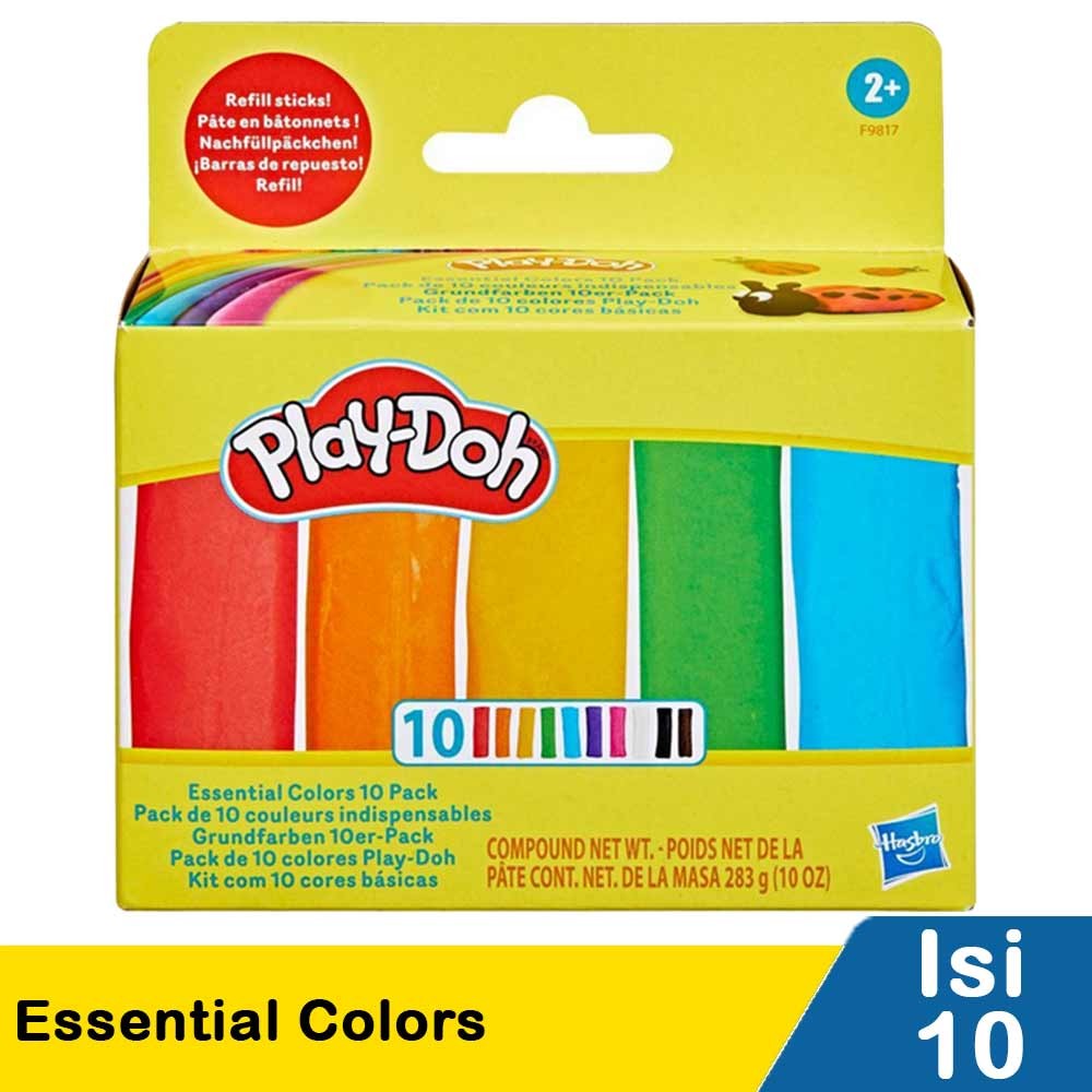 Jual PLAY DOH ESSENTIAL COLORS 10'S | Shopee Indonesia