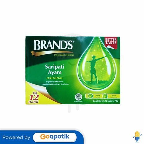 Jual BRAND'S SARIPATI AYAM ORIGINAL 70 GRAM BOX 12 BOTOL | Shopee Indonesia