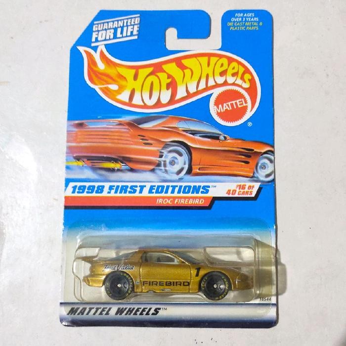 Jual Hotwheels Hot Wheels Iroc Firebird coklat emas 1998 First Editions ...