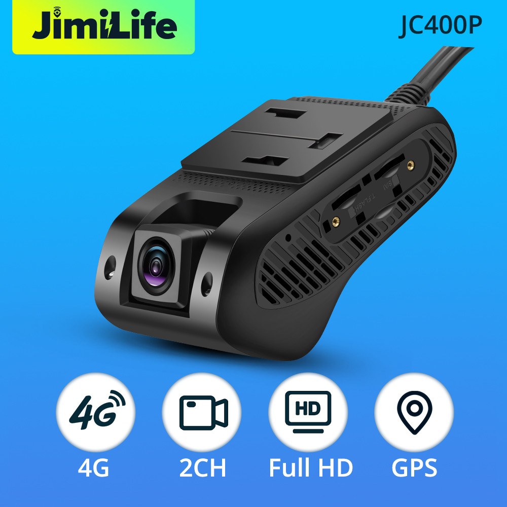 Jual Jimi JC400P 4G Dash Cam With Live Stream 1080P Dual Camera GPS ...