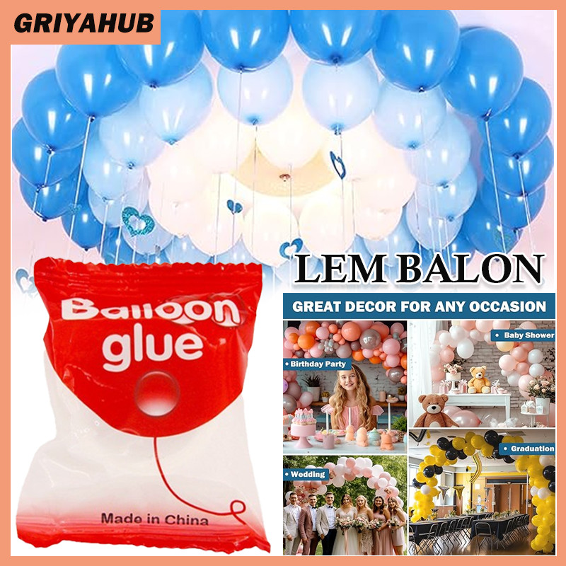 Jual 10PCS Perekat Balon/Lem Balon Praktis/Perekat Ke Dinding Atap ...