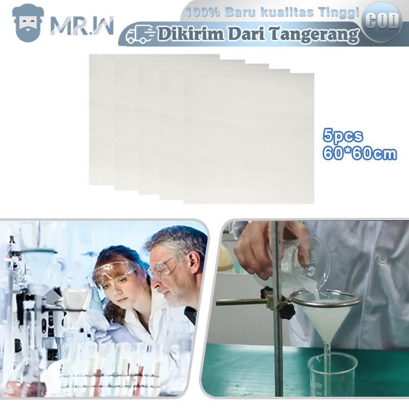 Jual Isi 5 Kertas Saring Kualitatif Laboratorium 60x60cm Paper Filter ...