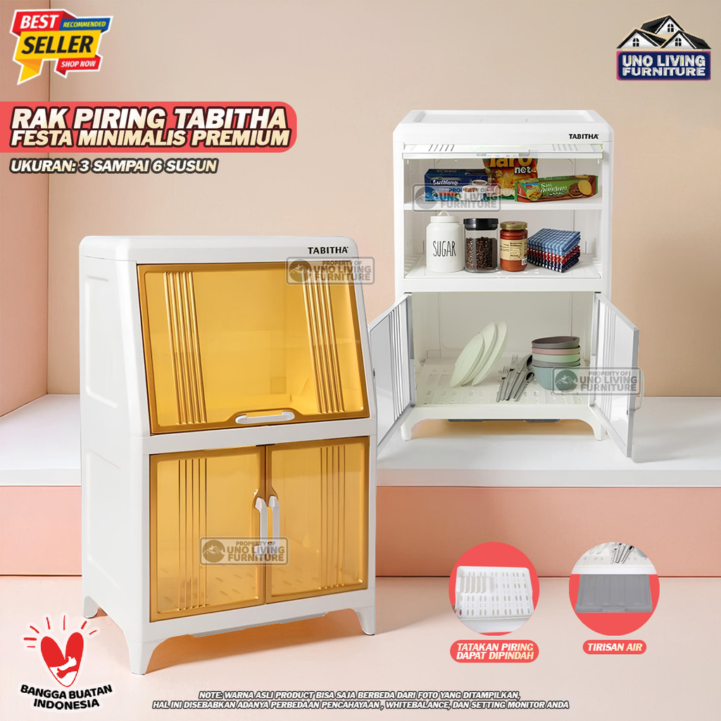 Jual Rak Piring Multifungsi Food Cabinet Tabitha Festa Tempat ...