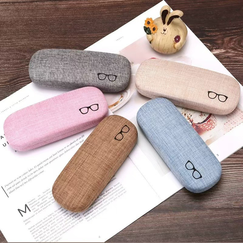 Jual Box Tempat Kacamata Hardcase Magnet Soft Color warna warni COD ...