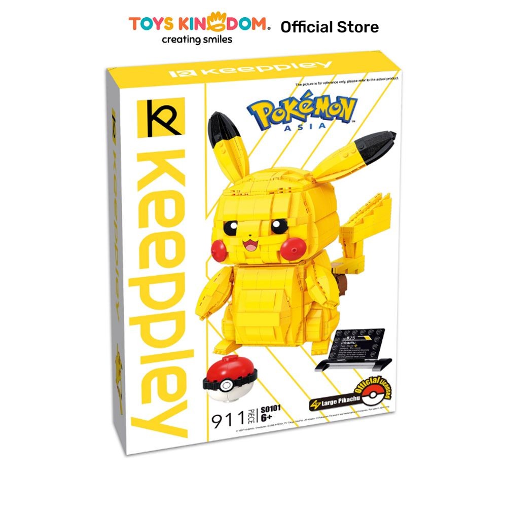 Jual Toys Kingdom Keepplay Figure Pokemon Pikachu Large - Kuning ...