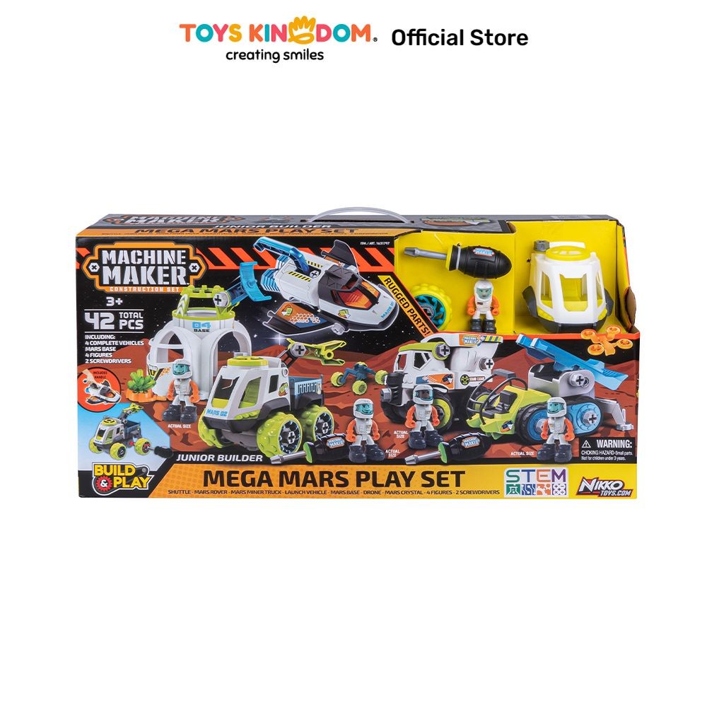 Jual Toys Kingdom Nikko Playset Machine Maker Mega Mars Toys Kids Toy ...