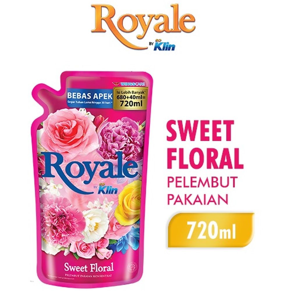Jual ROYALE SOFTENER SWEET FLORAL 680mL | Shopee Indonesia