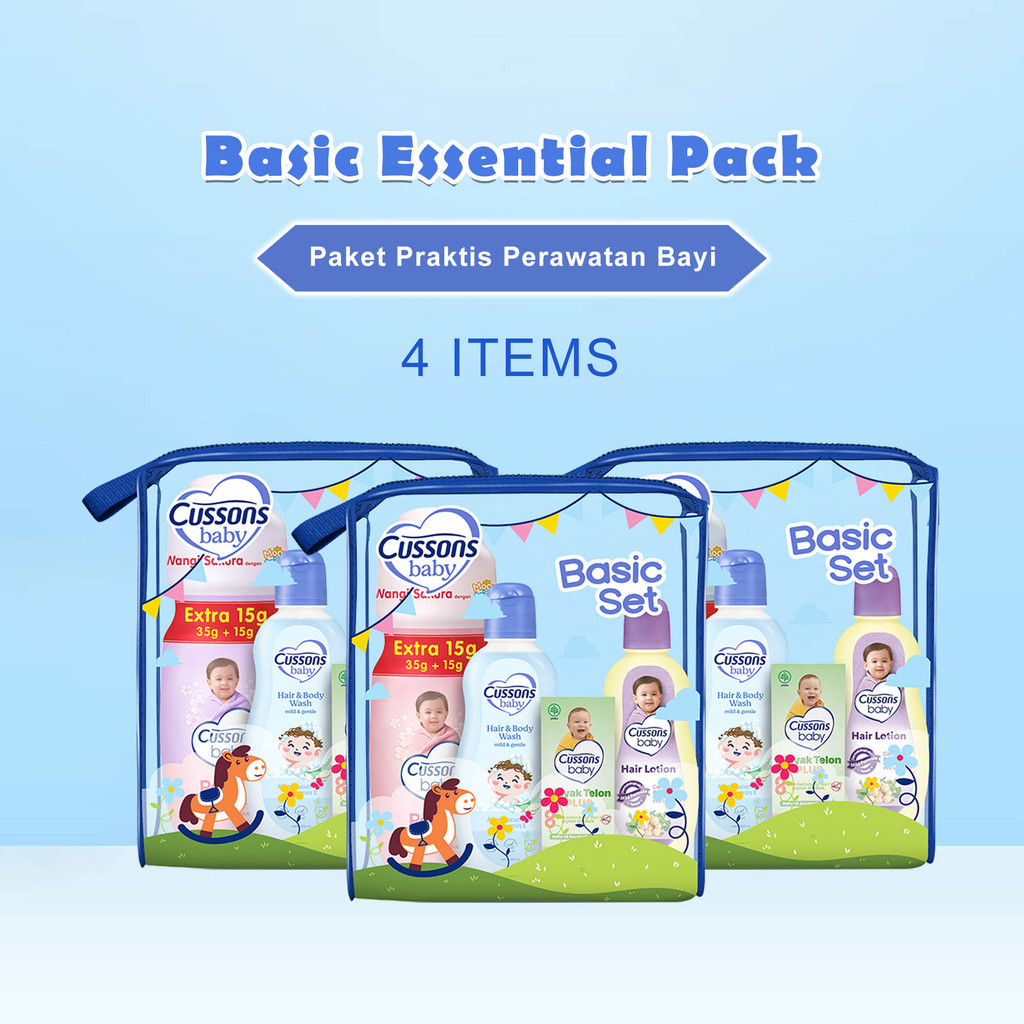 Jual Bisa COD Mini Gift Pack Cussons Baby Mini Bag Travel Pack Gift Set ...