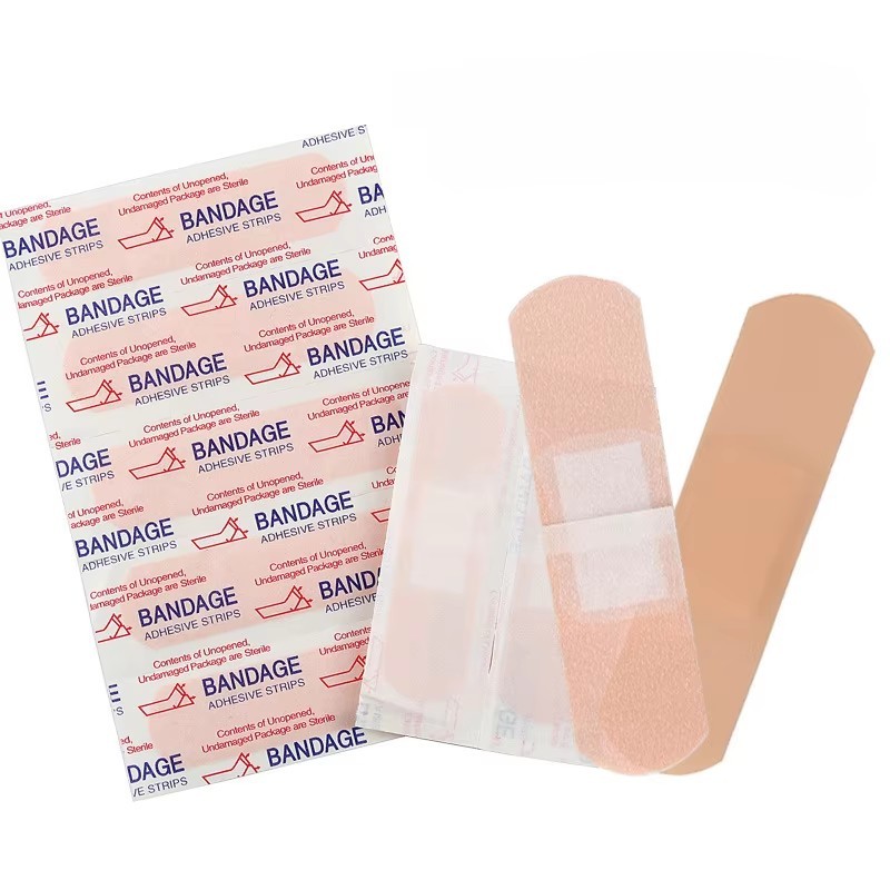 Jual 100/300/600Pcs PE Band Aid Waterproof Breathable Wound Plaster ...