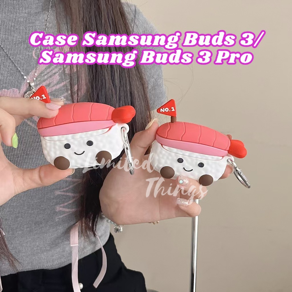Jual SOFT CASE Untuk Samsung Buds 3 Pro dan Buds 3 Casing Sushi ...