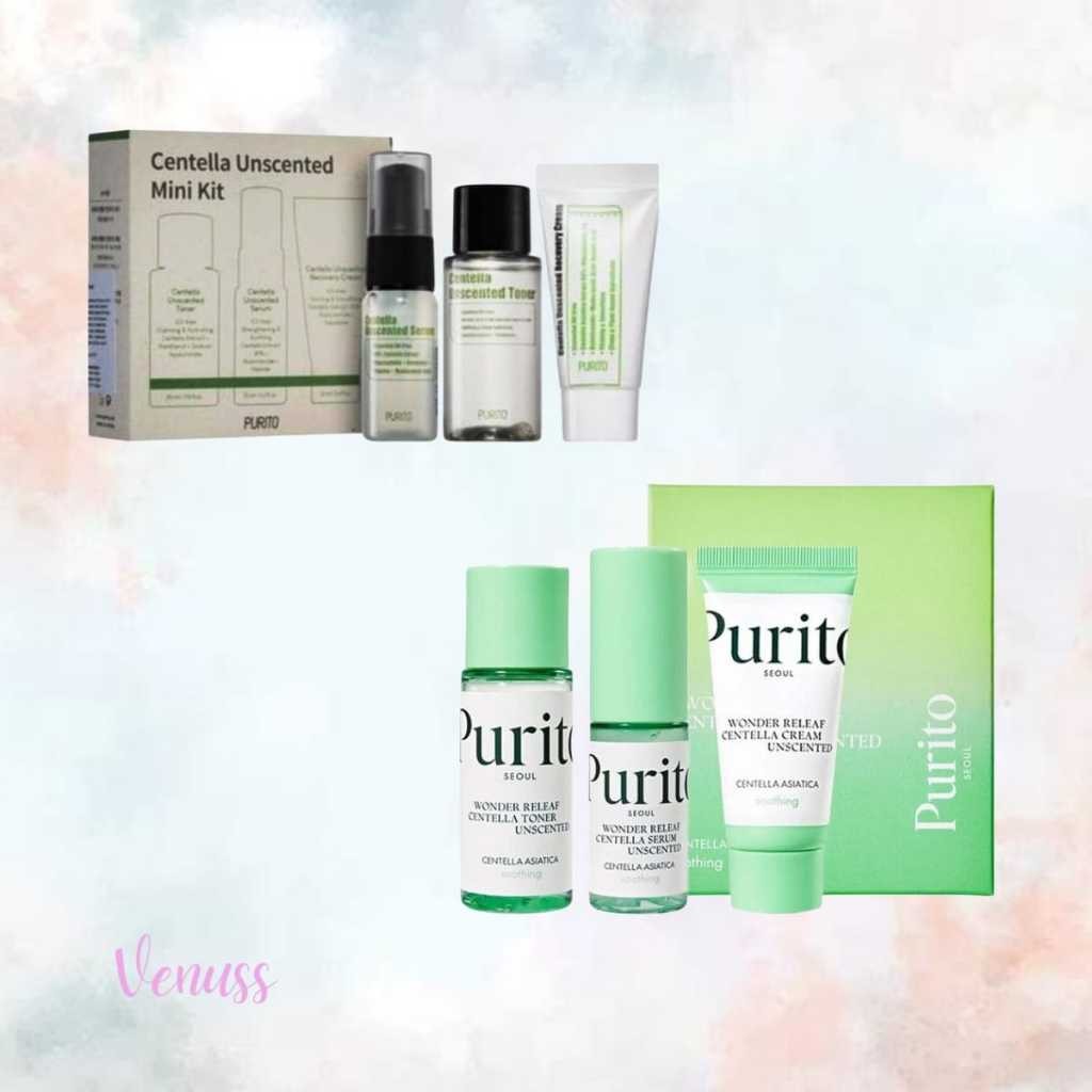 Jual purito centella unscented mini kit ( toner 30ml | serum 15ml ...