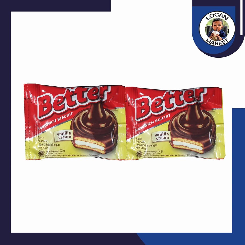 Jual Better Sandwich Biskuit kemasan box | isi 10 Sachet | Shopee Indonesia