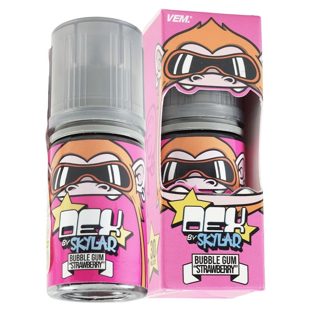 Jual Liquid Vape DEX Bubblegum Strawberry Saltnic 30MG 30ML By VEM x ...