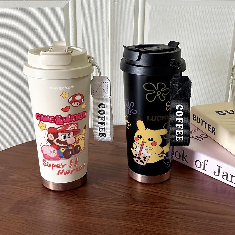 Jual Tumbler Pokemon Pikachu Squirtle Kirby Mario Valey CUP 500 ML ...
