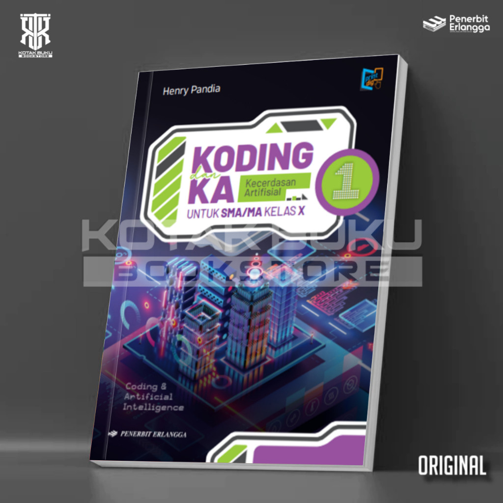 Jual ( ERLANGGA ) Koding Dan Kecerdasan Artifisial kelas 10 11 12 SMA ...
