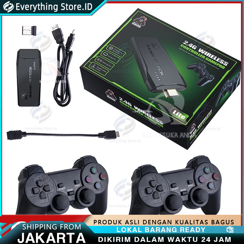 Jual COD Game Stick Wireless 4K Dengan Gamepad HDMI TV Video Games M8 ...