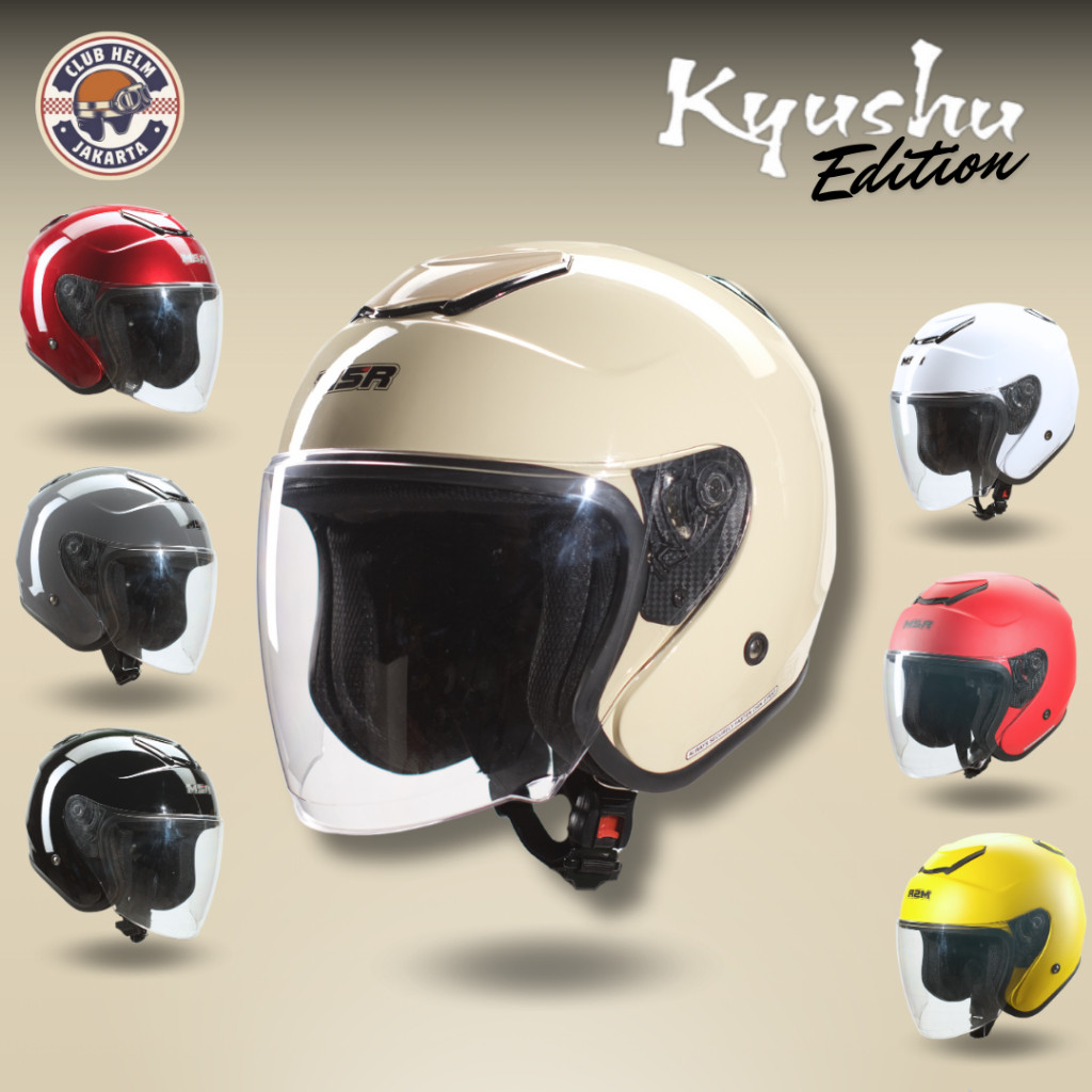 Jual Helm Dewasa SNI KYUSHU KYOTO Warna Filano Fazzio Stylo Unisex Cowo ...