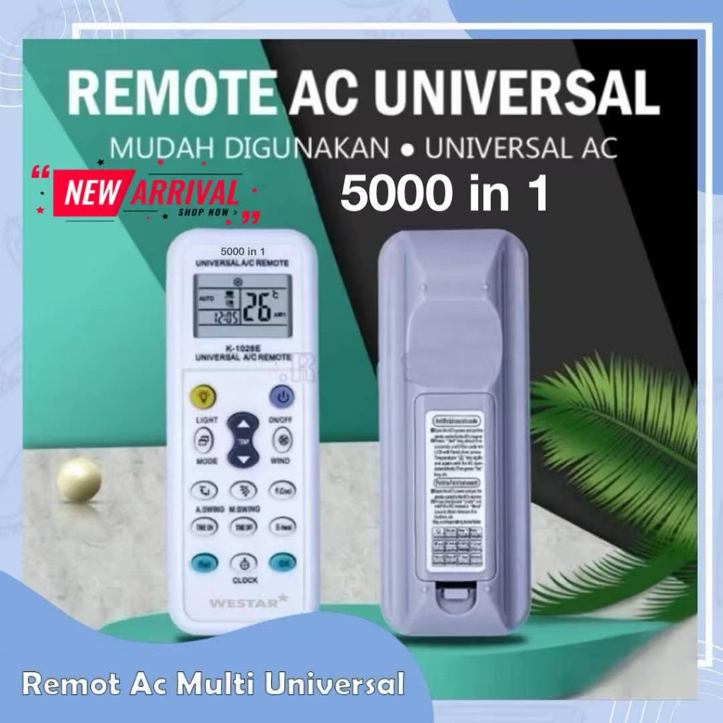 Jual Remote AC UNIVERSAL SEMUA MEREK AC/ multi remote ac, AC remote ...