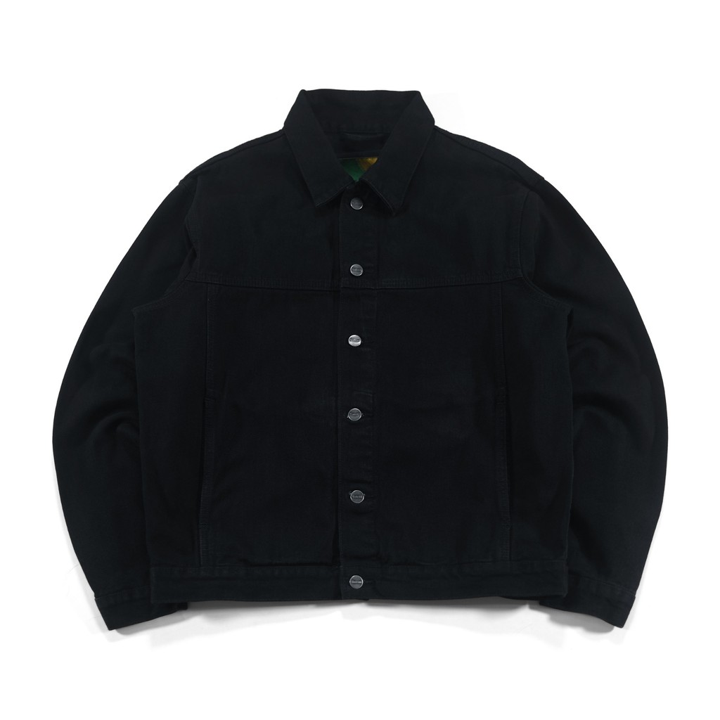 Jual Denim Jacket Emeline Type Black Thanksinsomnia | Shopee Indonesia