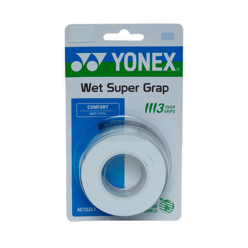 Jual Yonex Super Grap Over Grip 3P - White | Shopee Indonesia