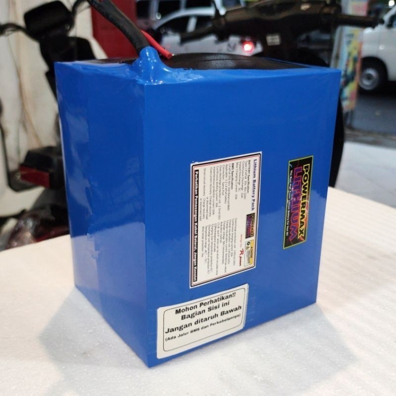 Jual Baterai Lifepo4 Pack 60V 25AH Lithium Ferro Phospate Aki Sepeda ...