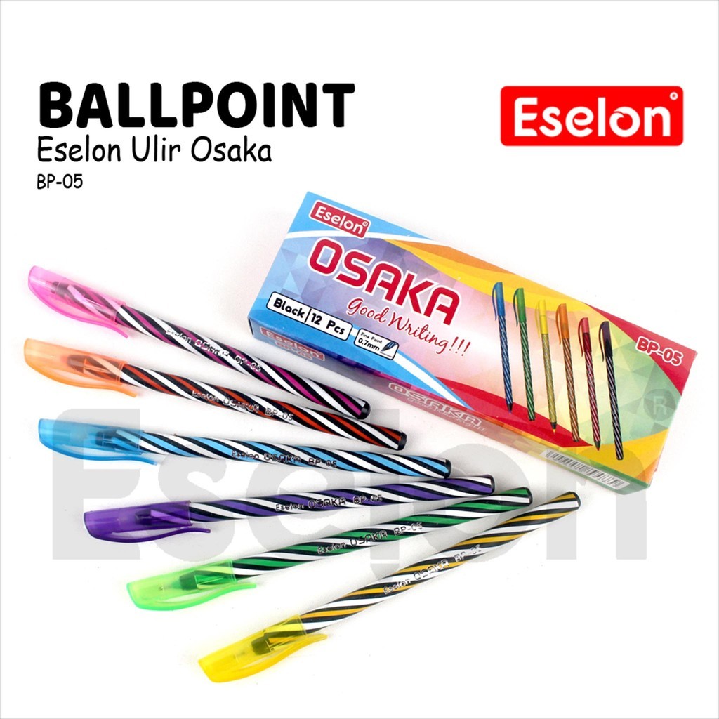 Jual NEW 12pcs Ballpoint Office Mini / 1pak Pulpen Eselon Mini 0.7mm ...
